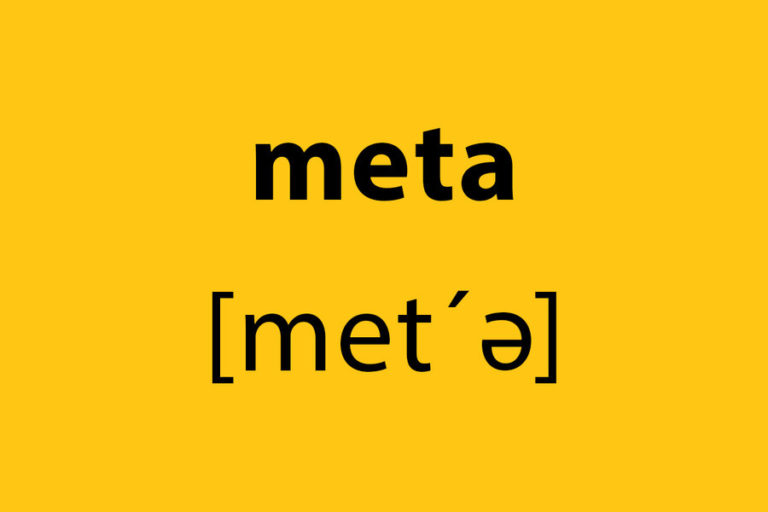 What Does "Meta" Mean? | Ronald B. Richardson